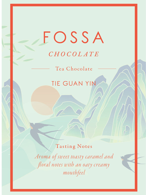 FOSSA - Mu Zha Tie Guan Yin Tea Chocolate 62% – sugoi sweets